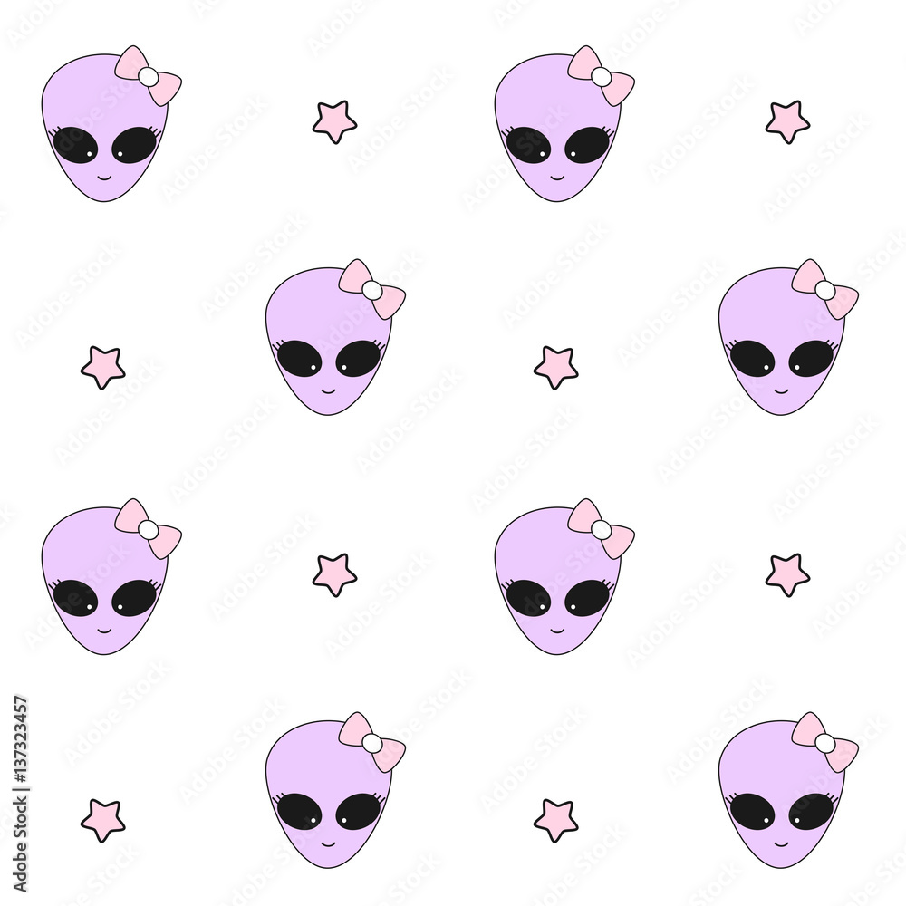 Cute Alien Backgrounds