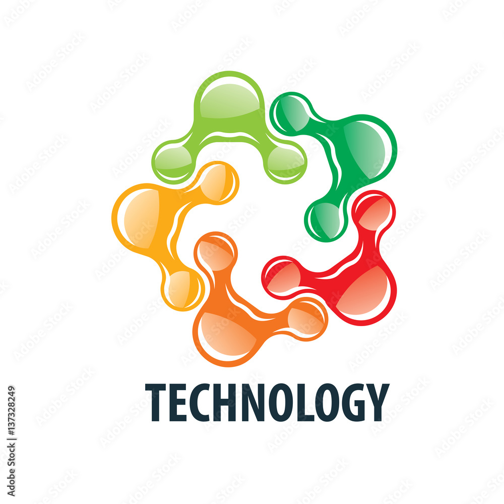 vector logo technology Stock Vector | Adobe Stock