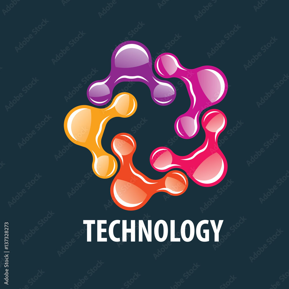 vector logo technology Stock Vector | Adobe Stock