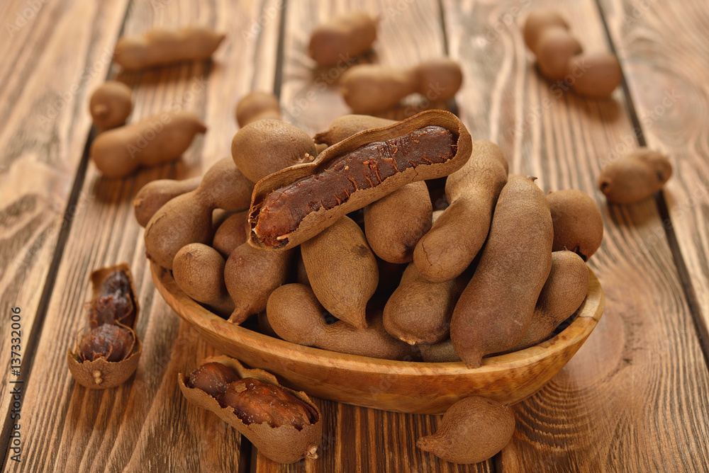 Exotic fruit tamarind Stock Photo | Adobe Stock