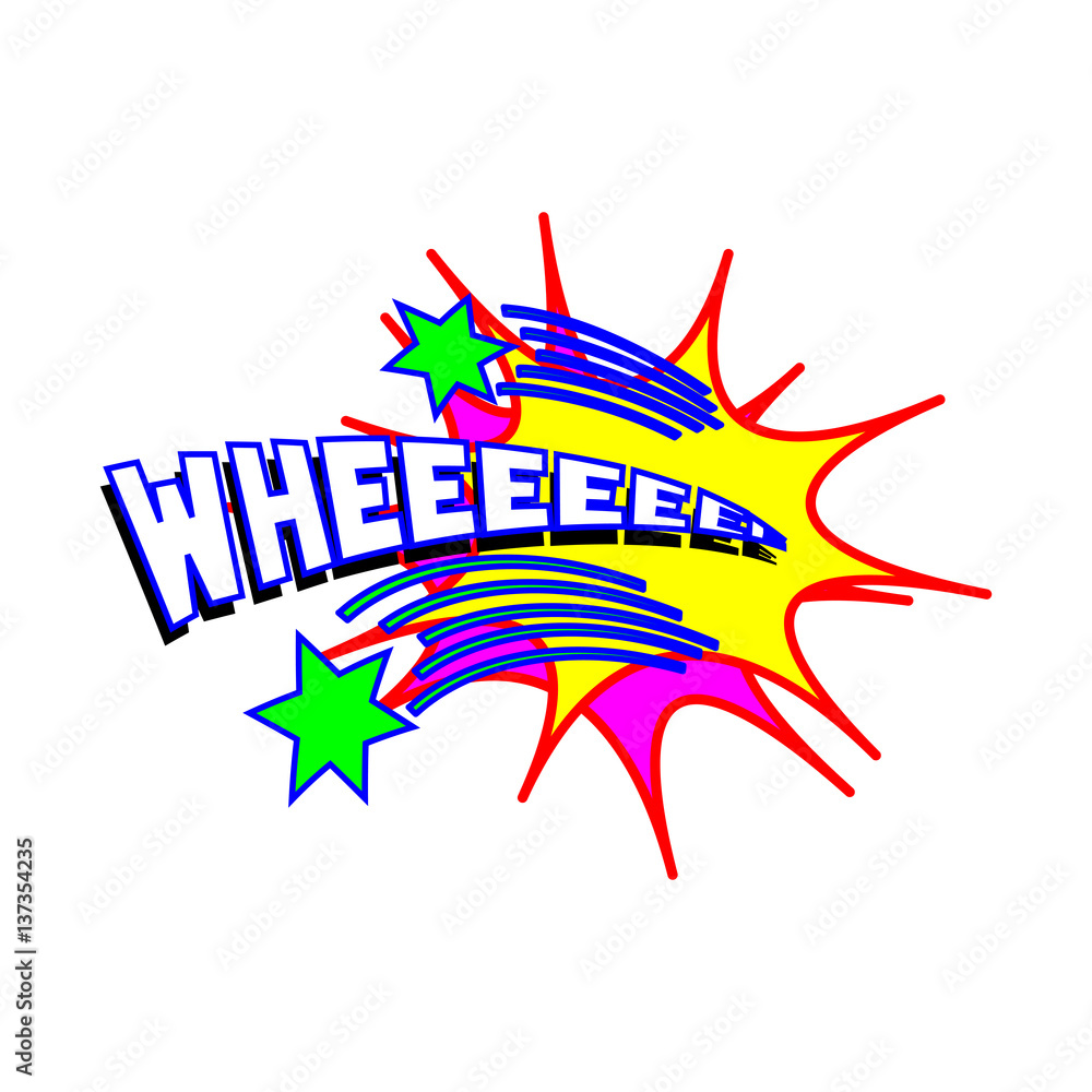 Cartoon Speed Sound Stock Vector | Adobe Stock