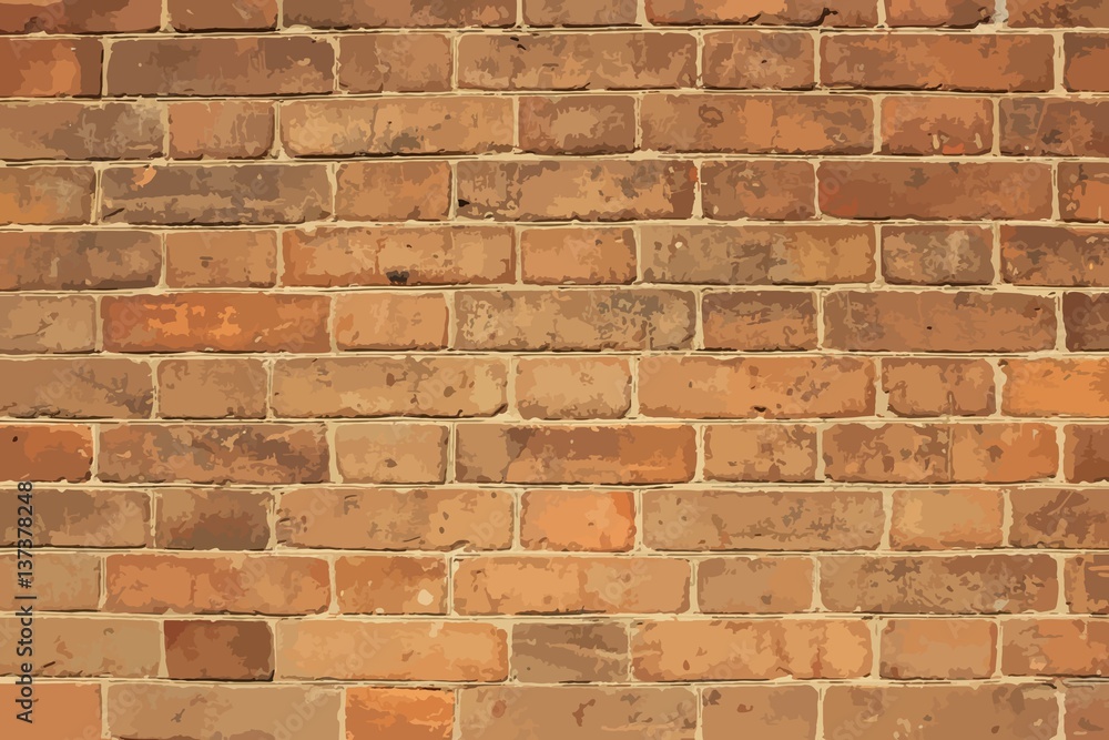 brick wall background Stock Vector | Adobe Stock