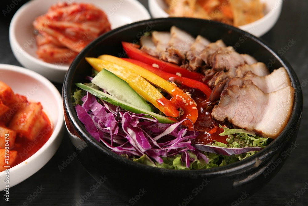 bossam deopbap Stock Photo | Adobe Stock