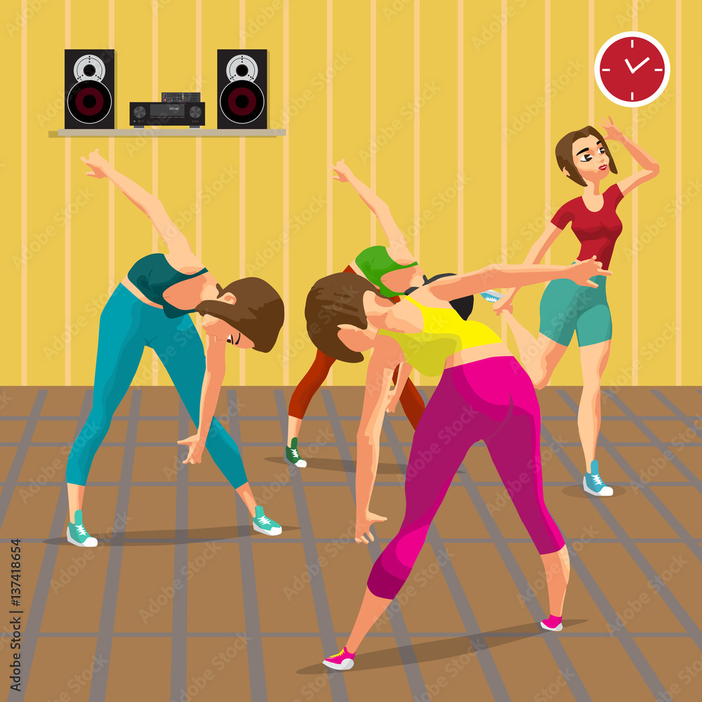 Group Fitness Clipart