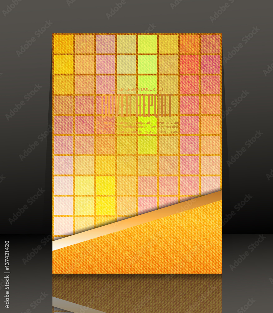 Template design for cover. Banner in A4 size. Abstract background ...