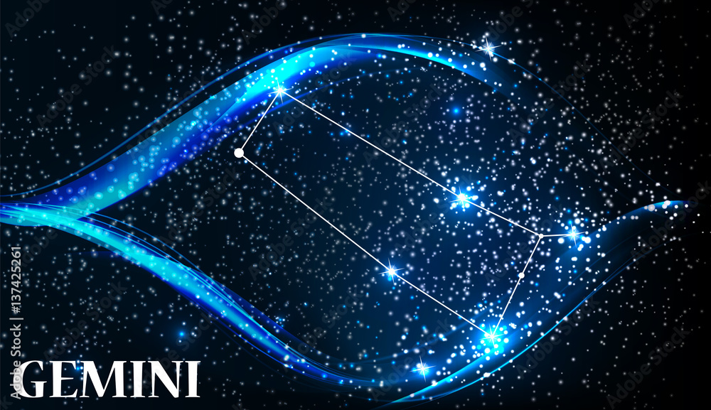 Symbol Gemini Zodiac Sign. Vector Illustration. Stock-Vektorgrafik ...