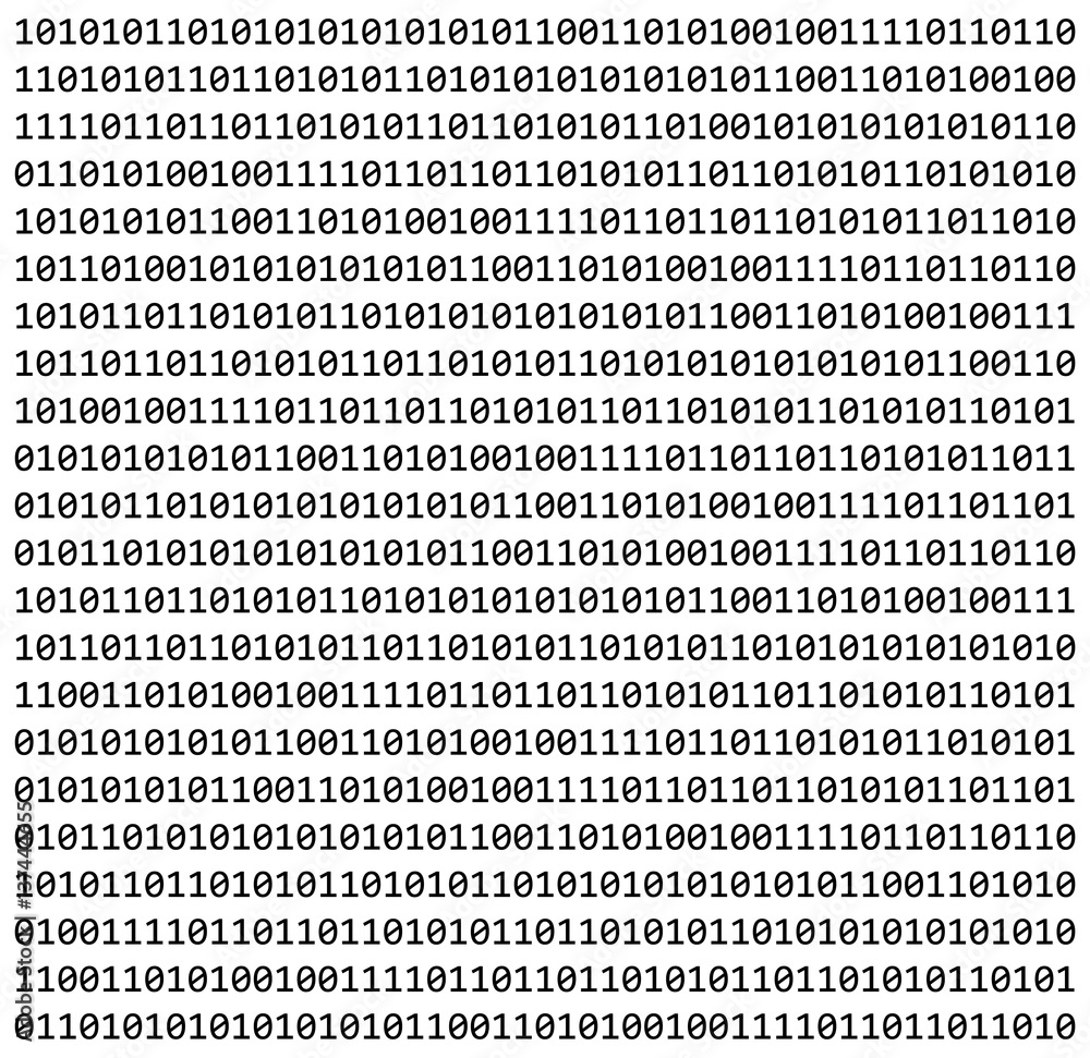 binary code zero one matrix white background beautiful banner wallpaper ...