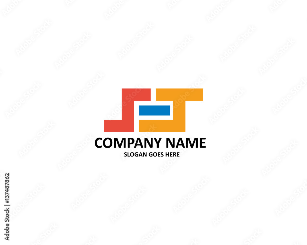 SPT Letter Logo Stock Vector | Adobe Stock