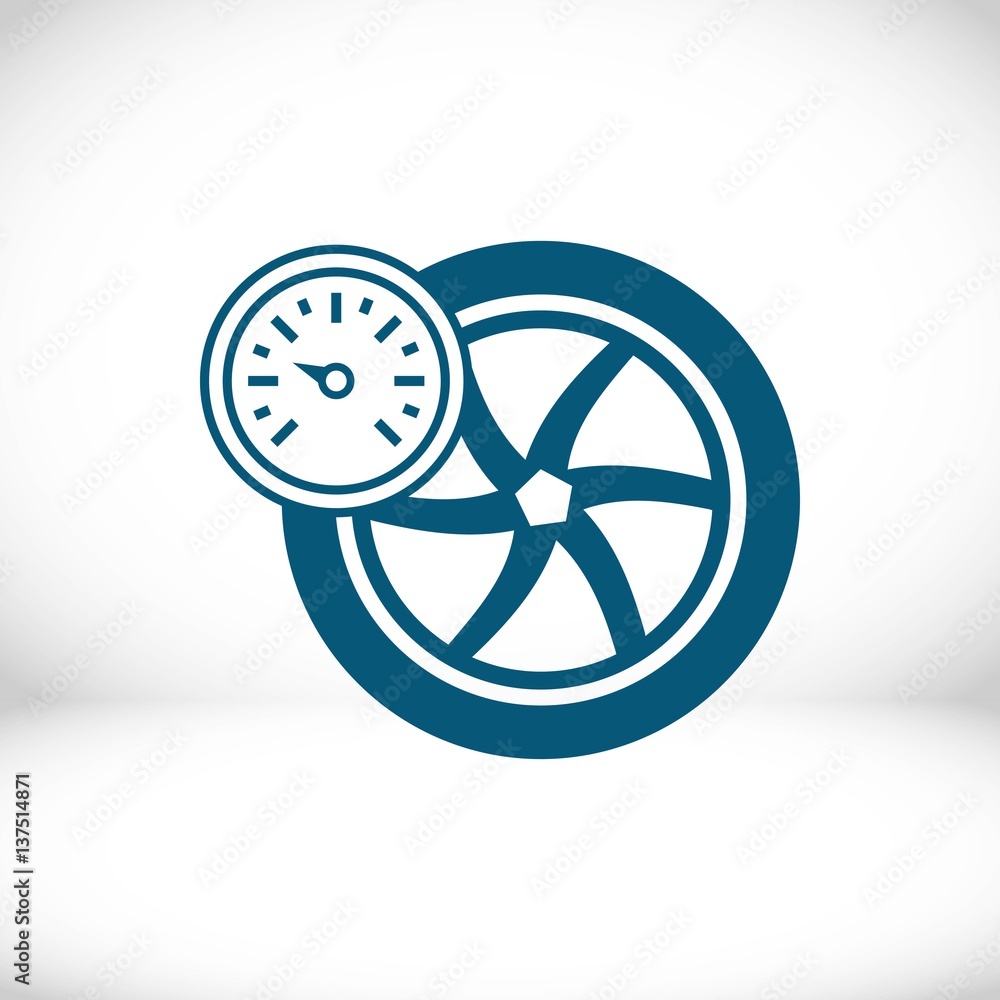 air pressure sensor icon stock vector illustration flat design Stock ... air pressure sensor icon stock vector illustration flat design Stock ...