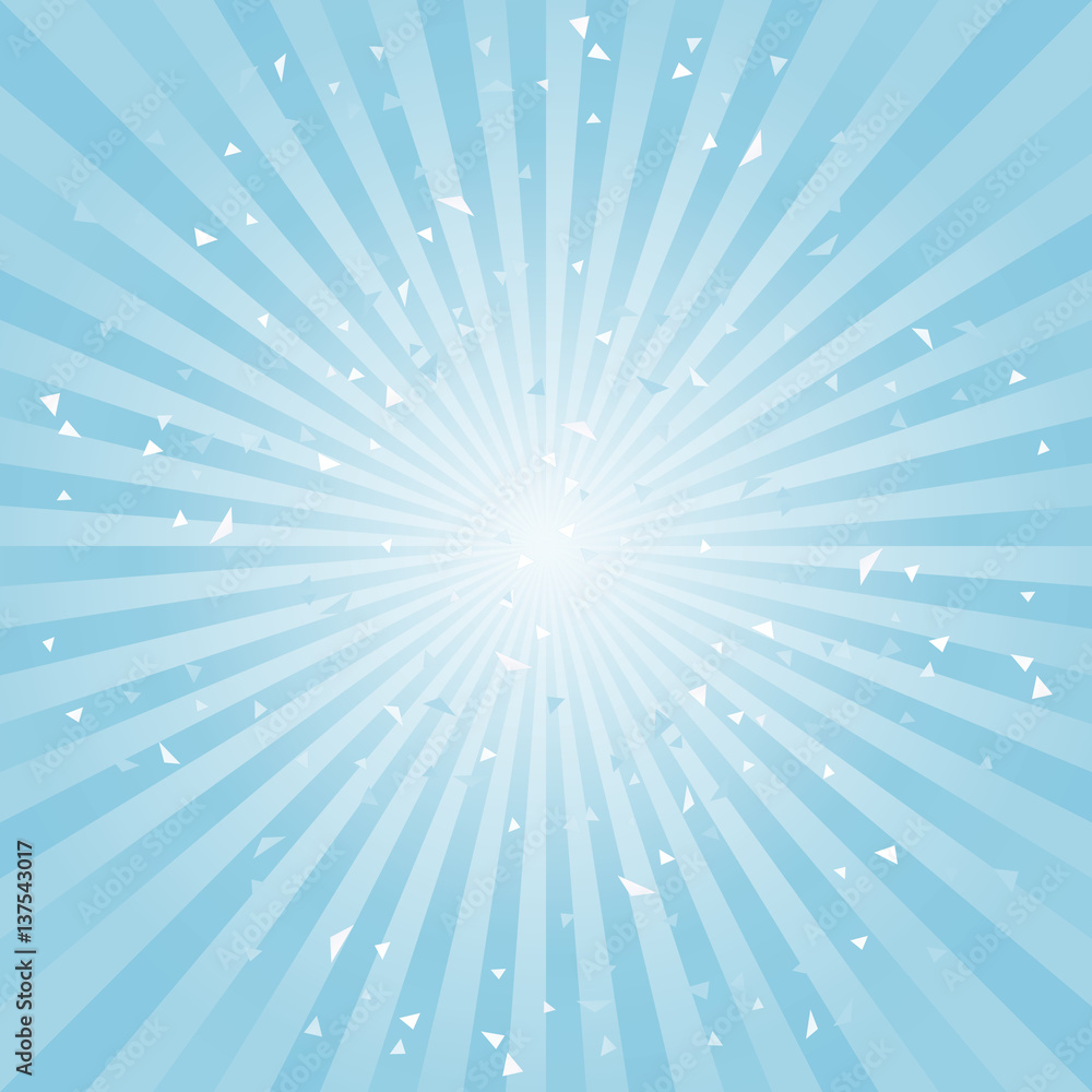 Scratched Abstract background. Light Blue rays background. Vector Stock ...