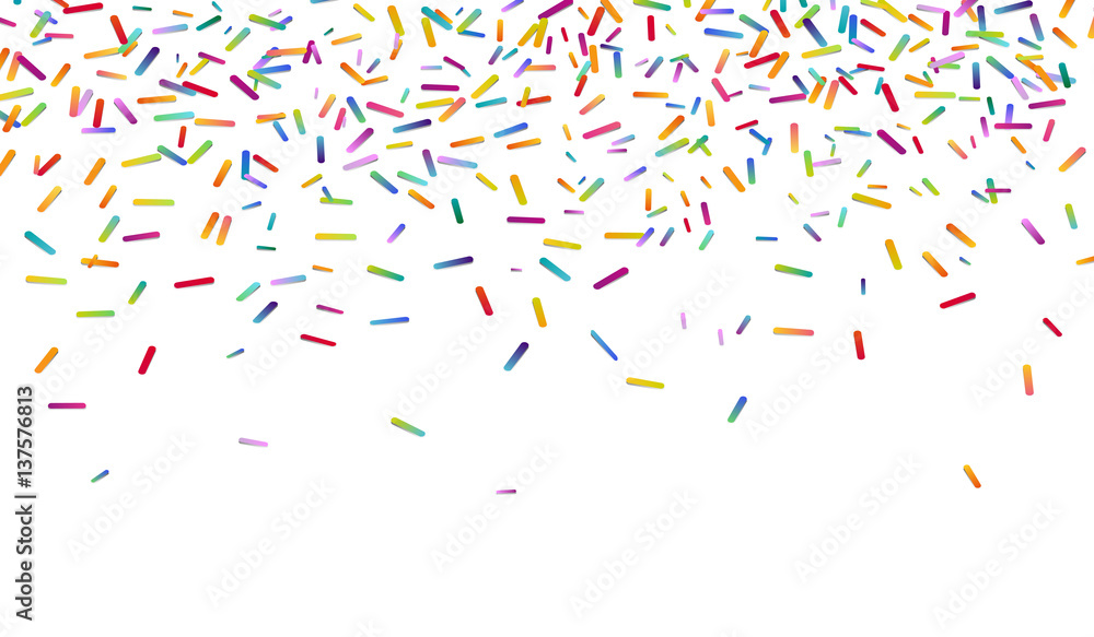Bright colorful vector confetti background Stock Vector | Adobe Stock