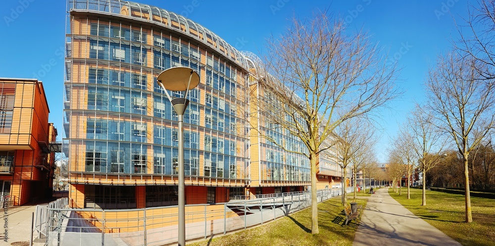 Foto Stock Photo Panoramique du Quartier de la Cité Internationale de ...