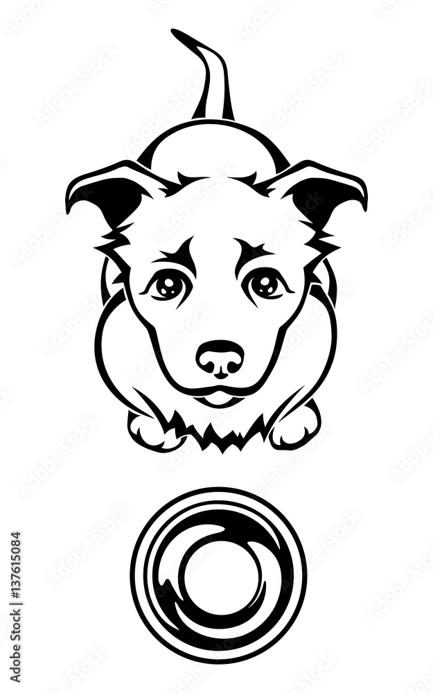Hungry Dog Clipart