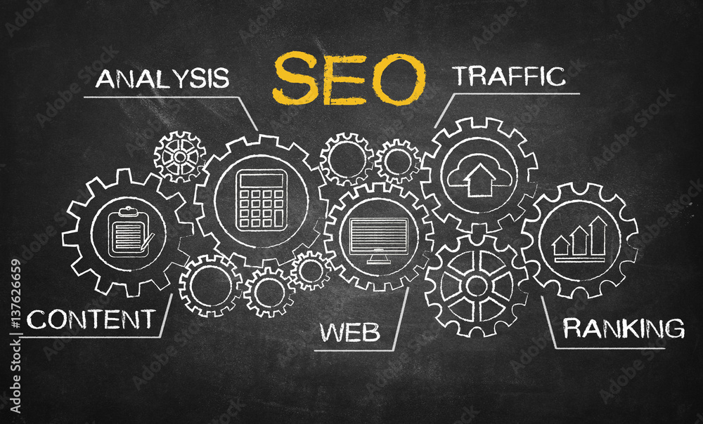 SEO search engine optimization concept on blackboard foto de Stock ... SEO search engine optimization concept on blackboard foto de Stock ...