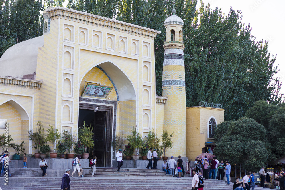 Kashgar Id Kah Mosque, Xinjiang, China Stock Photo | Adobe Stock