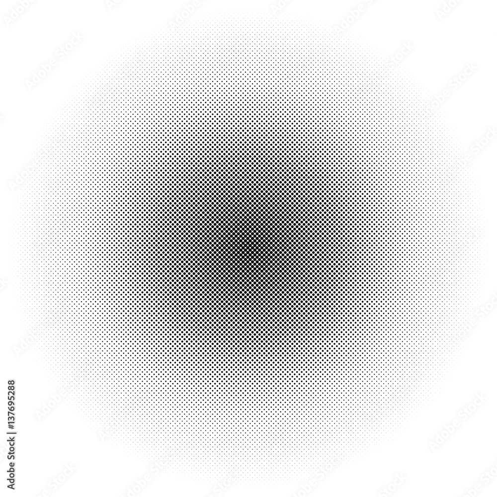 Halftone circles, halftone dot pattern Vector picture Stock Vector ...