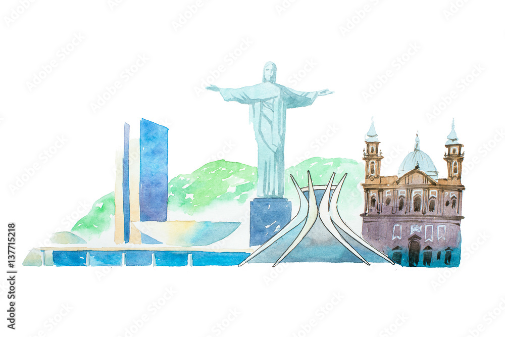 Landmarks Of Brazil And Tourism