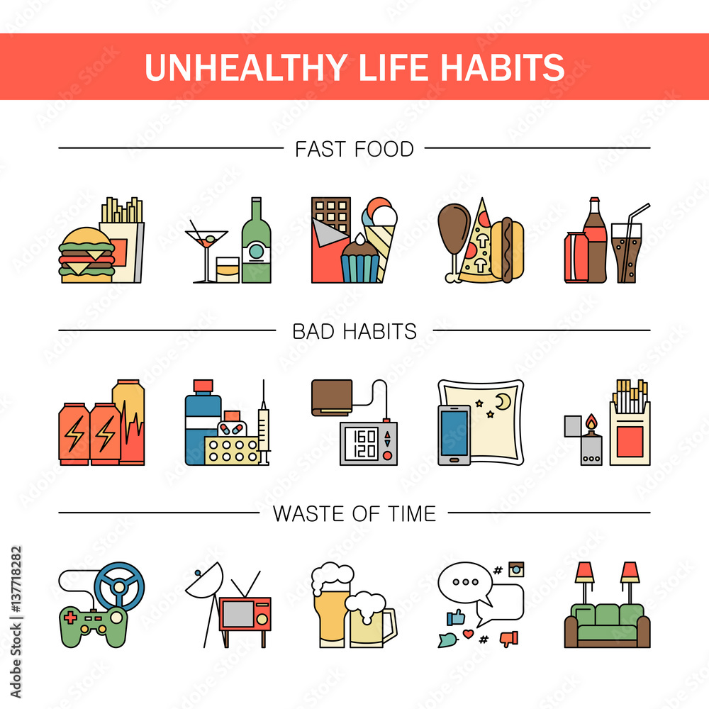 Unhealthy Living Habits