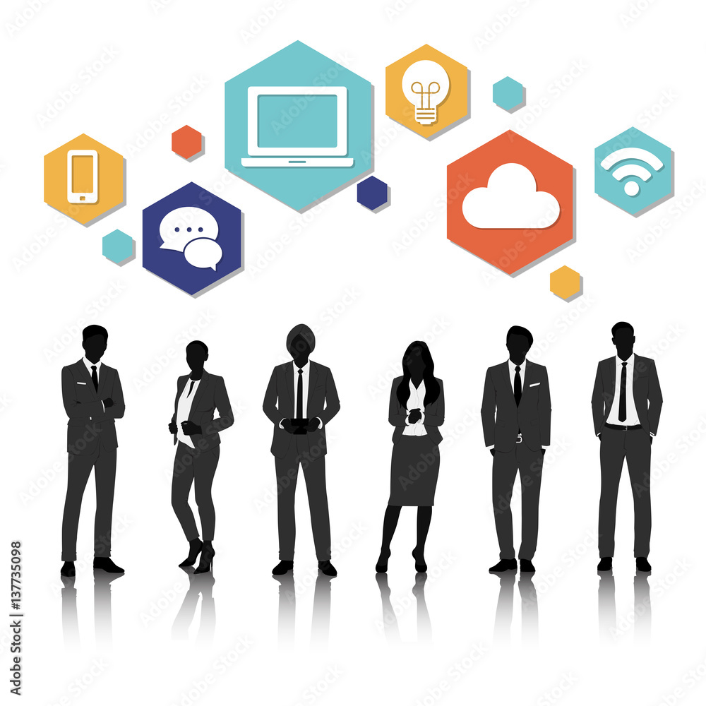 Group of business vector set collection Stock Illustration | Adobe Stock