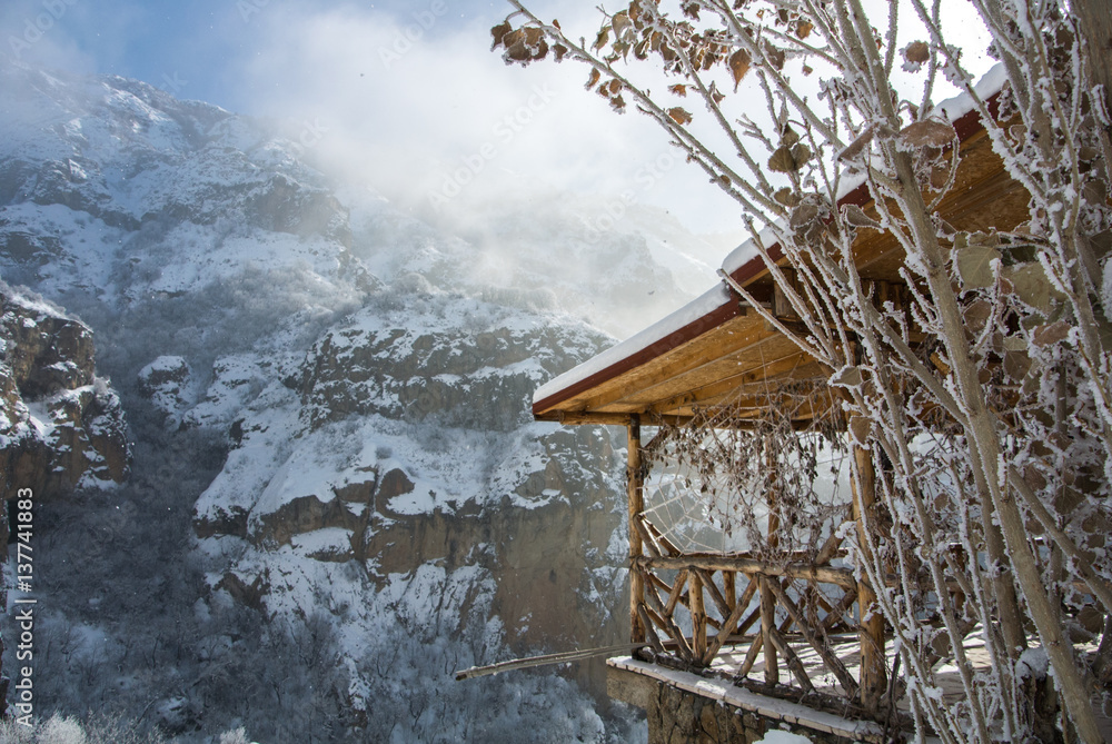 Geghard Monastery Winter
