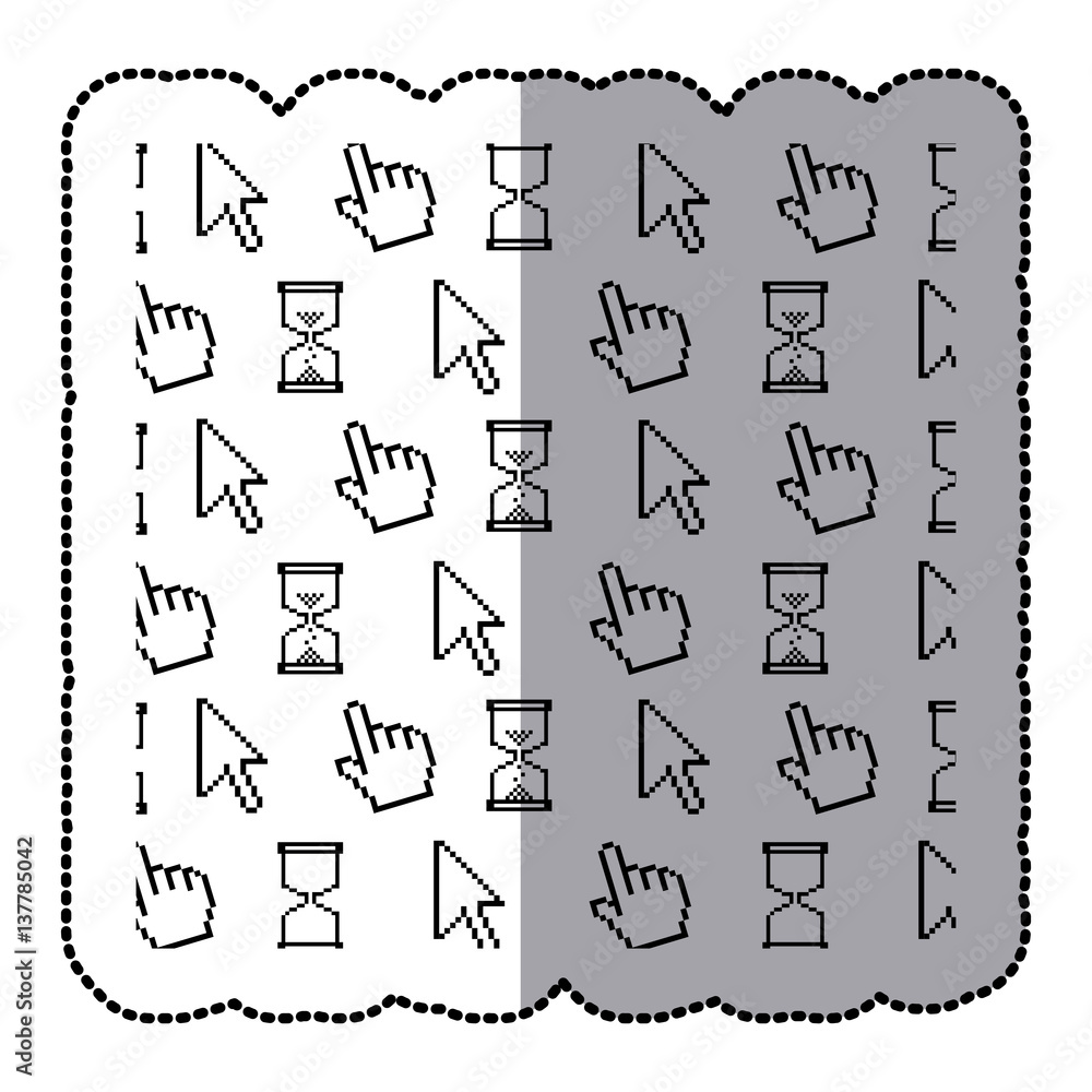 symbol computer set icon, vector illustration design image Stock Vector ...