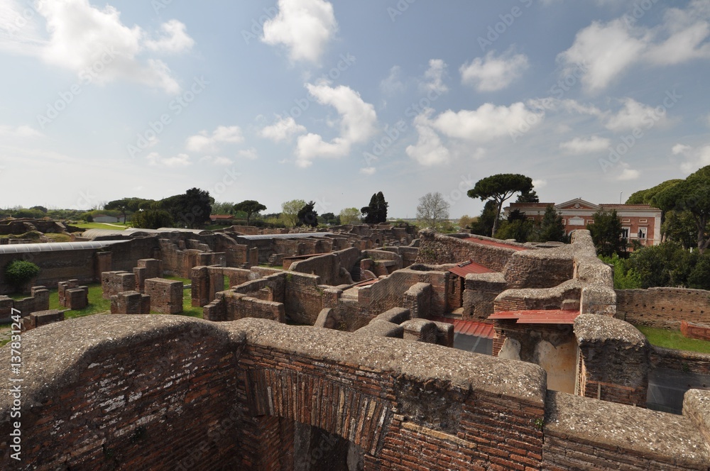 Ostia - ancient harbor of Rome Stock-Foto | Adobe Stock