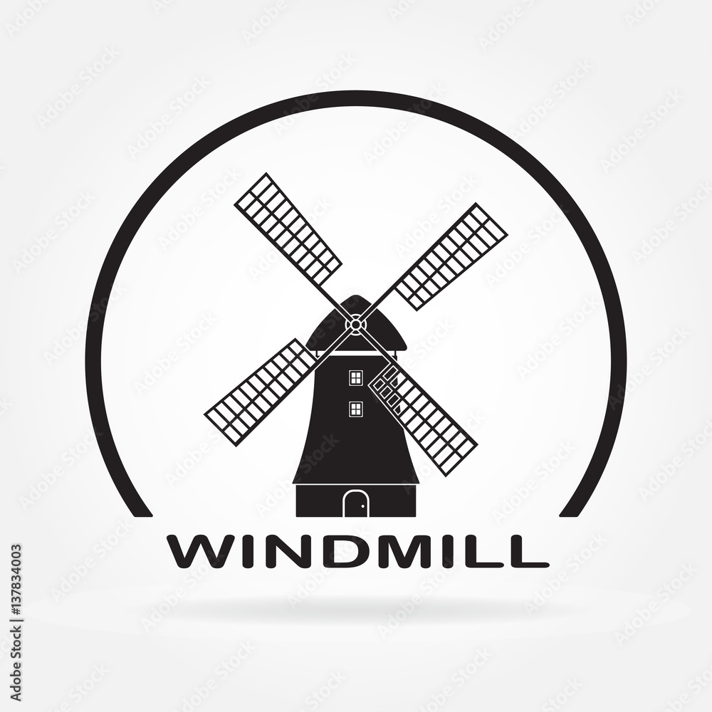 Dutch Windmill Icon