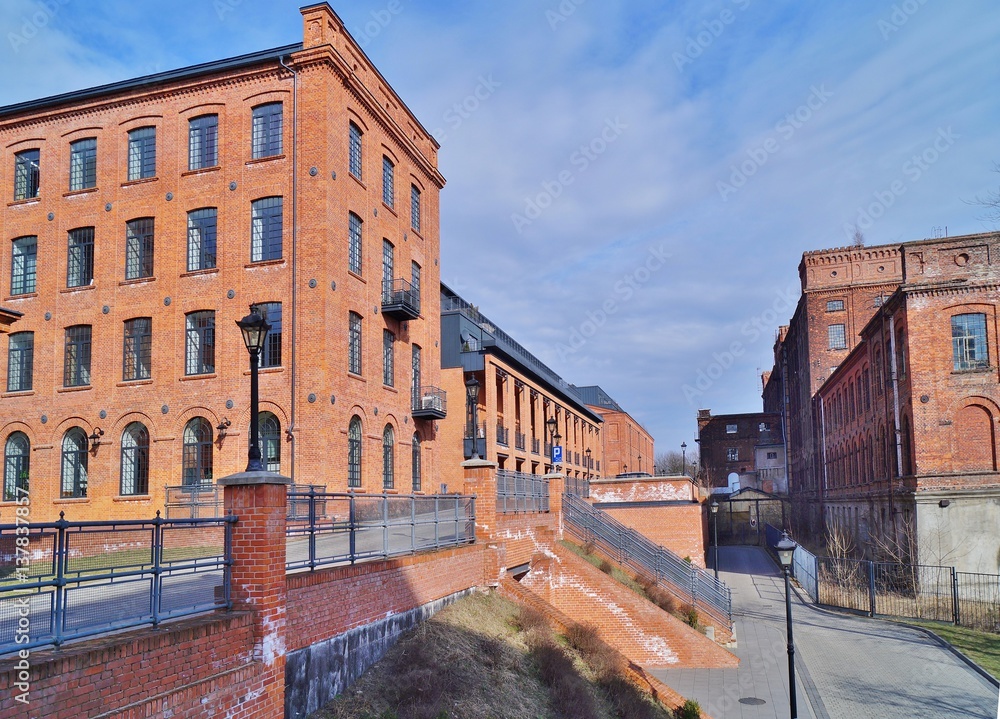 Loft Aparts. Ancient textile factory - details of architecture of the ...