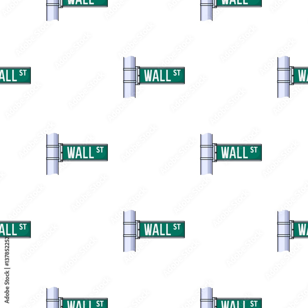 Wall Street Sign Vector