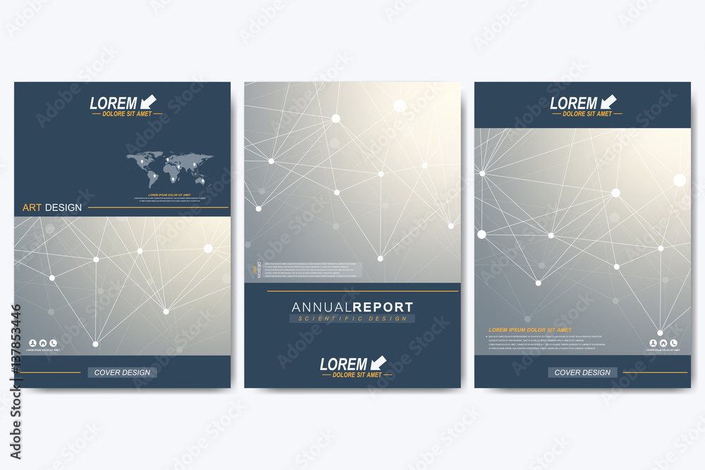 Modern vector template for brochure, Leaflet, flyer, advert, cover ...