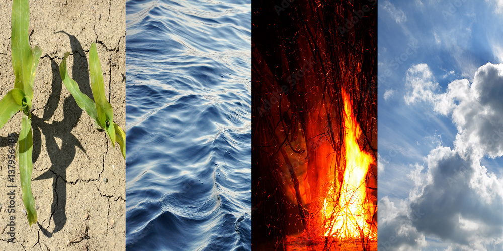 vier Elemente Stock-Foto | Adobe Stock