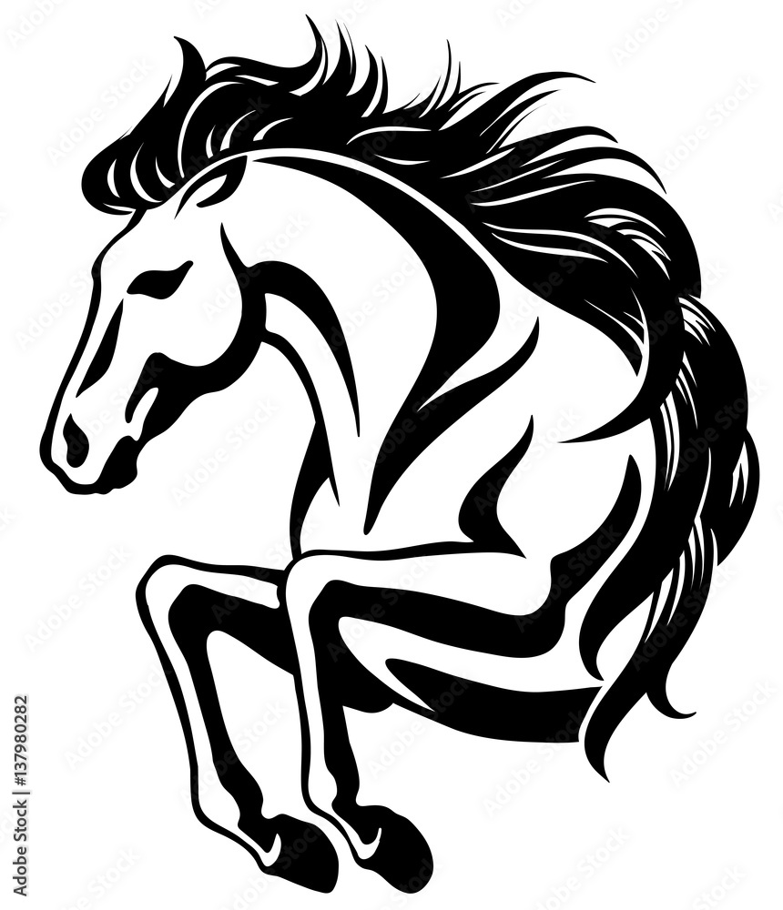 Jumping Horse Clip Art