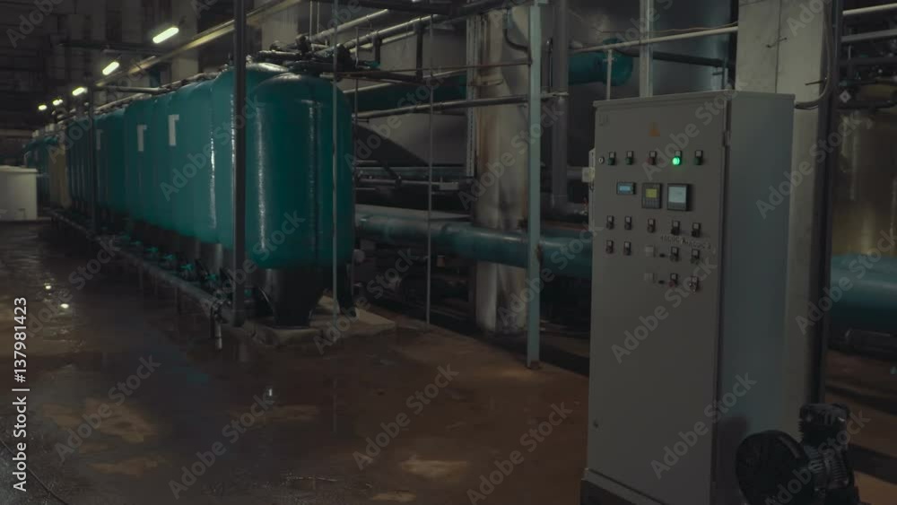 Industrial water filtration and ionizer system Remote control a small ...