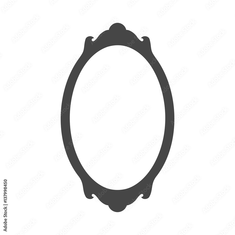 Mirror vector icon - Illustration Stock Vector | Adobe Stock