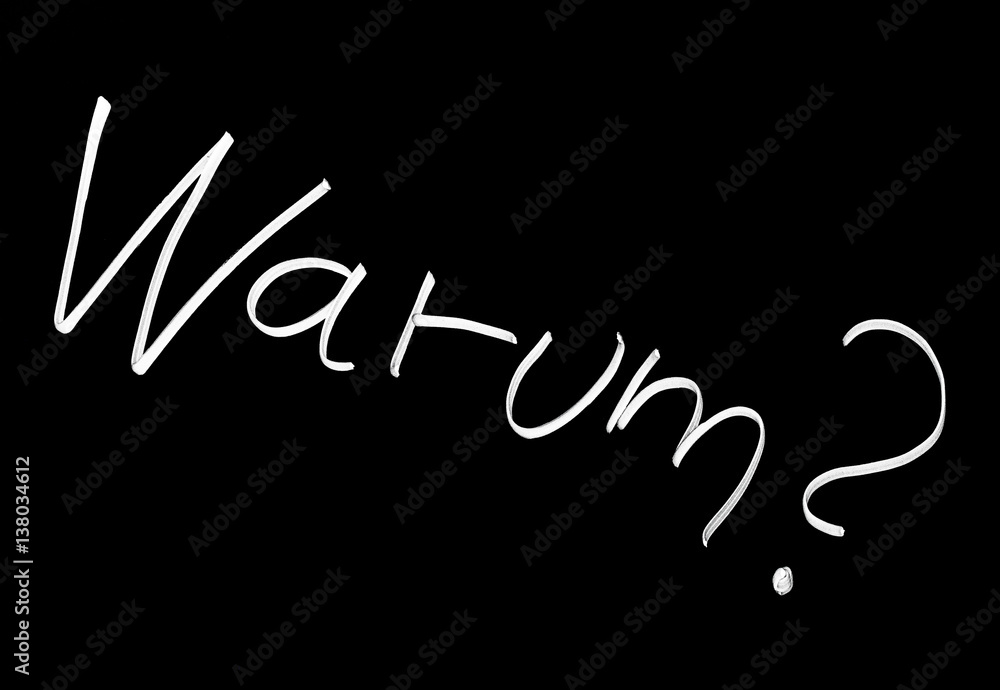 Die Frage warum Stock-Foto | Adobe Stock