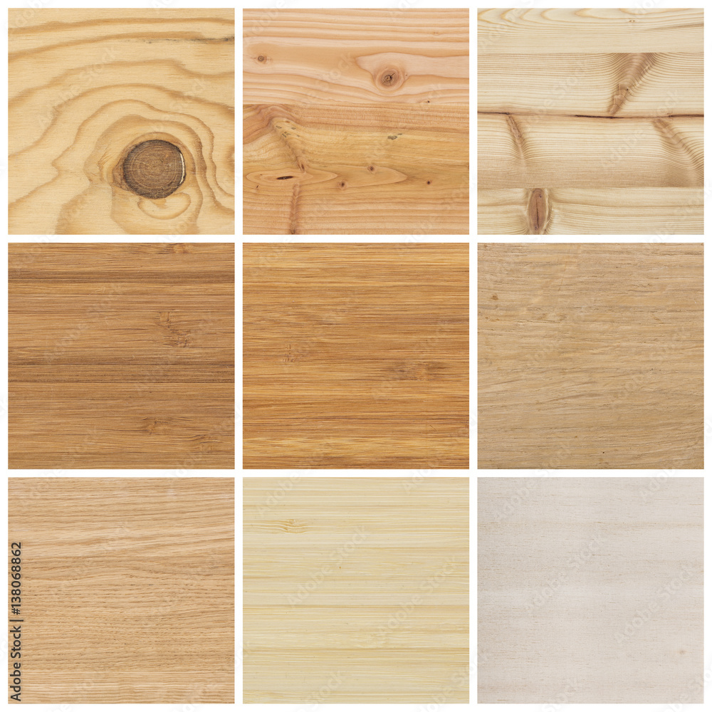 collection of bright wood textures for backgrounds Stock Photo | Adobe ...