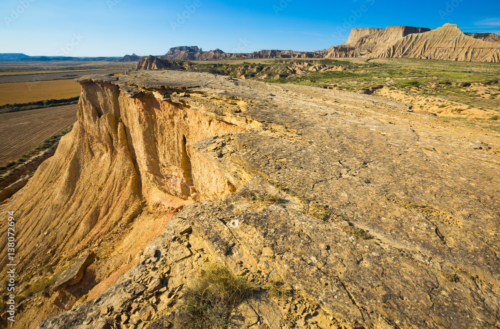 cliff at desert landscape Stock-Foto | Adobe Stock