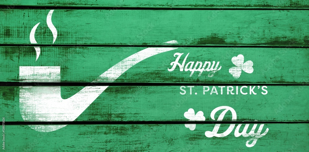 Digital composite of Patricks day greeting Stock Photo | Adobe Stock