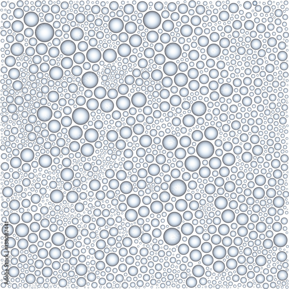 Vecteur Stock Abstract gray bubble background | Adobe Stock