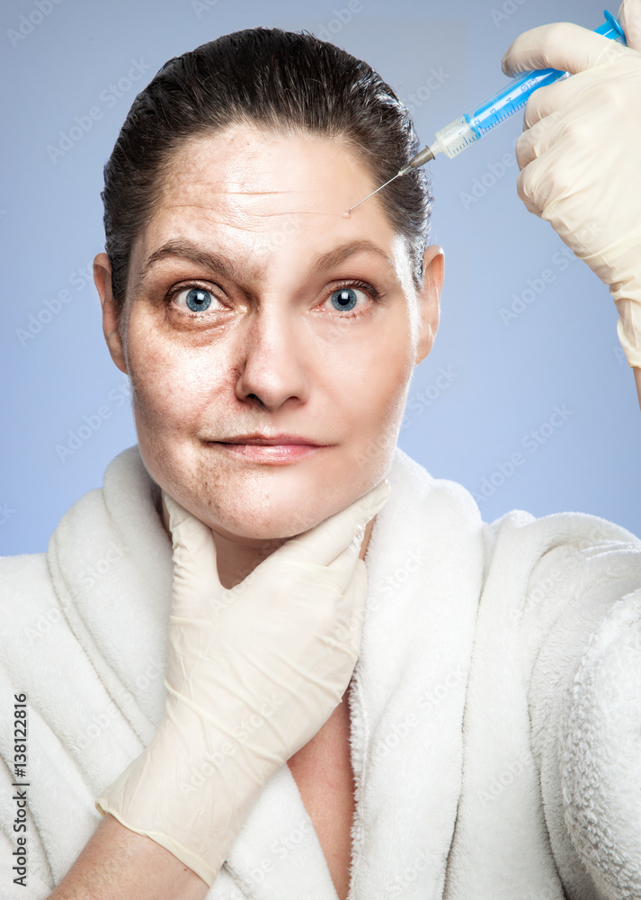 Renewing Myself - Botox Injection, from Old to Young. 45 year Old woman ...