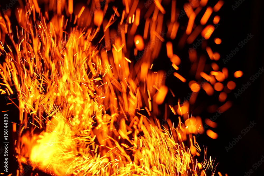 Abstract texture. Fire flames on a black background. Add as "Lighten ...