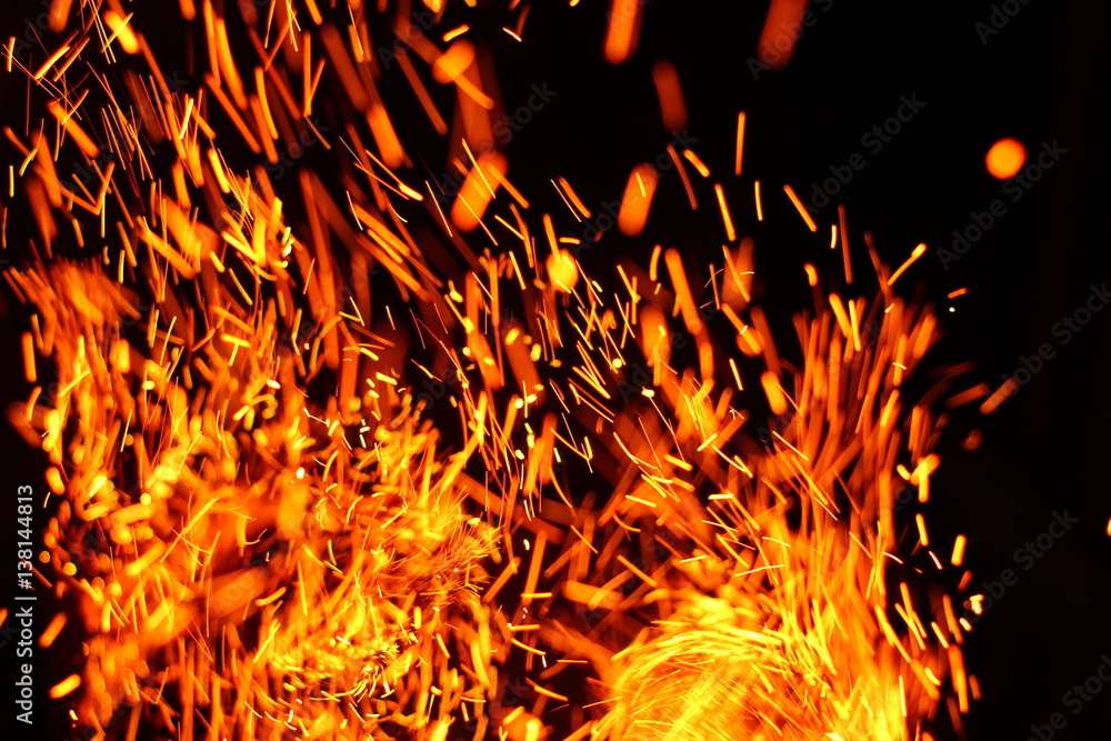 Abstract texture. Fire flames on a black background. Add as "Lighten ...