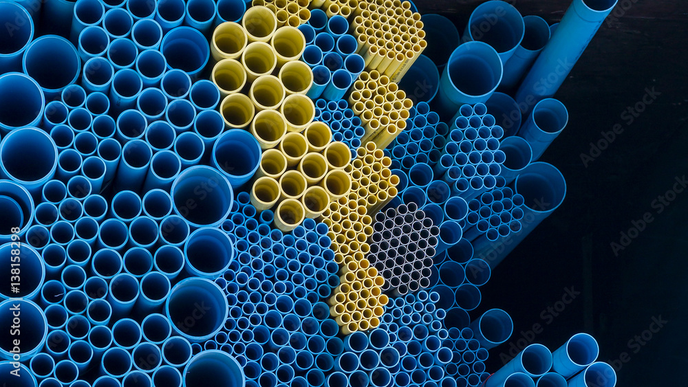 Water pvc pipes background pattern Stock Photo | Adobe Stock