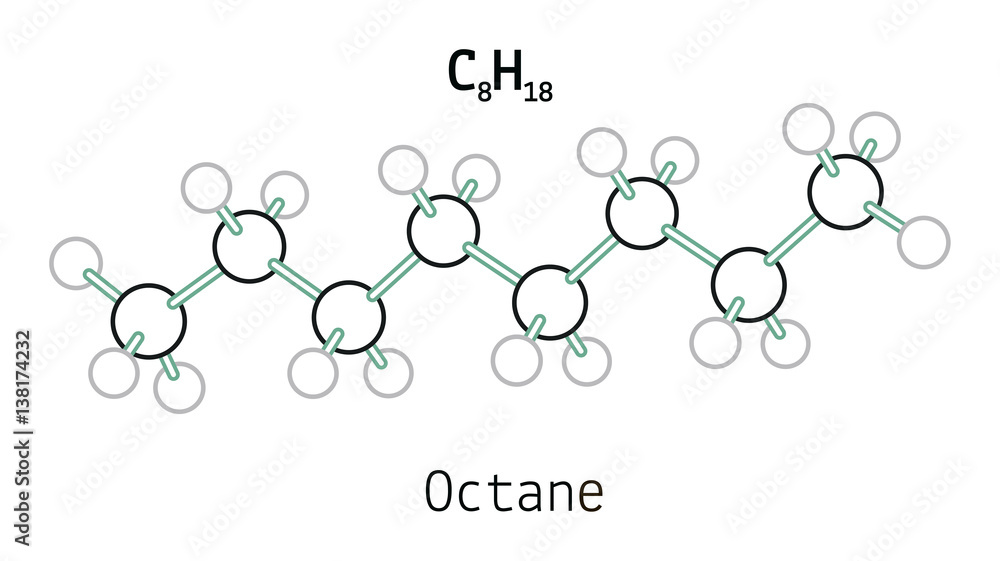C8h18 Single Methyl