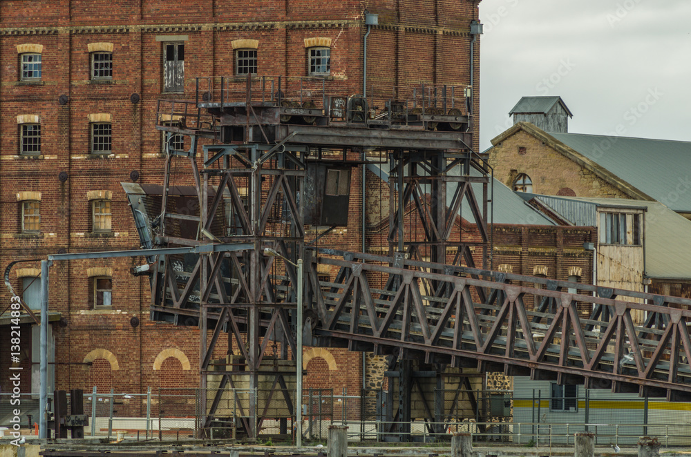 Zdjęcie Stock: Port Adelaide is Adelaide's main Port and wharf area and ...