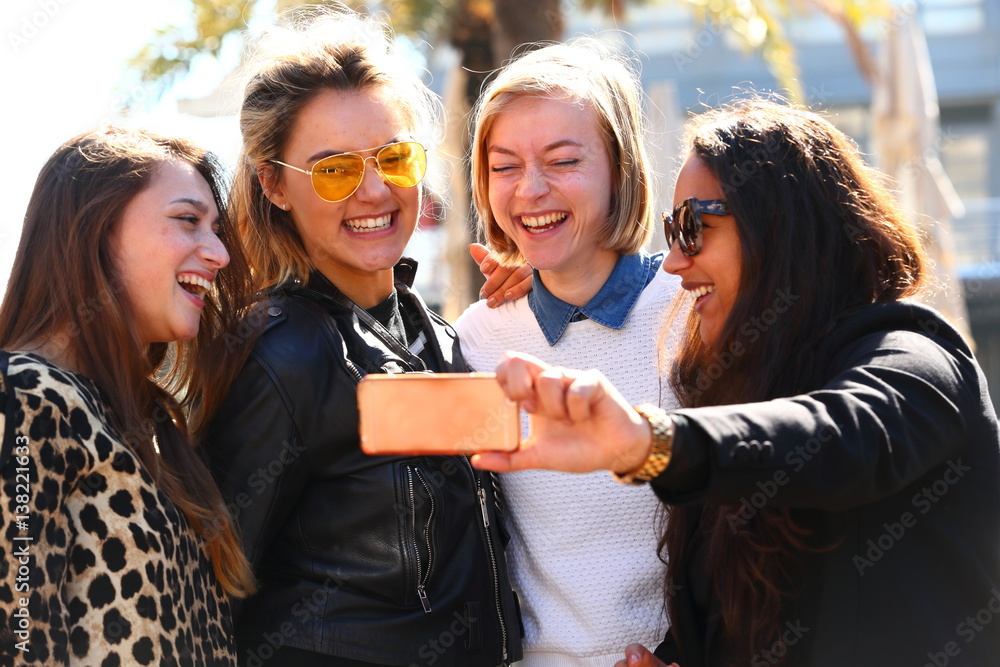 mobile phone/girls taking a picture using their mobile phone Stock ...