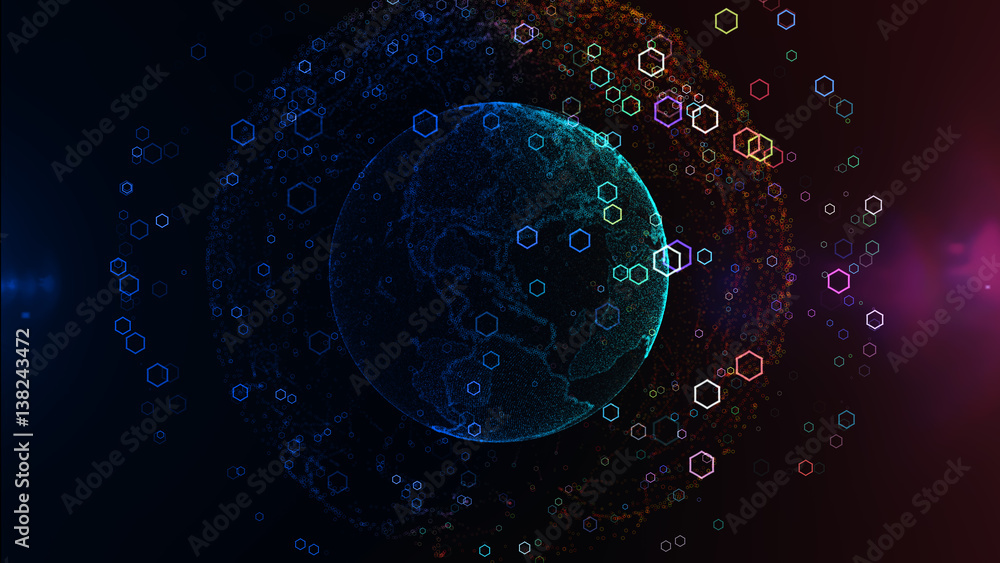 Technology background/Technology background abstract background with ...