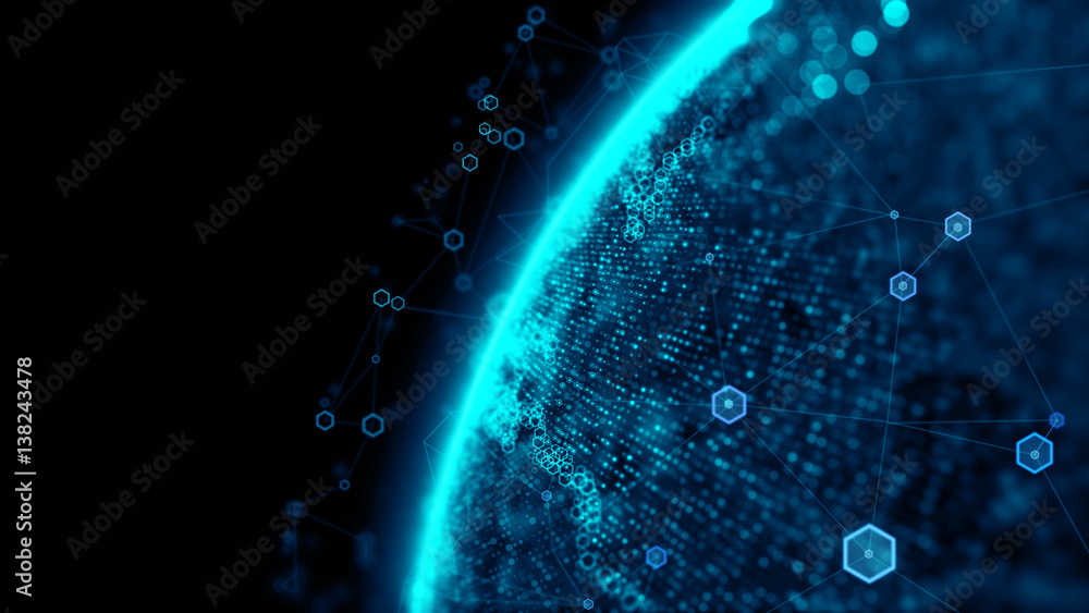 Technology background/Technology background abstract background with ...