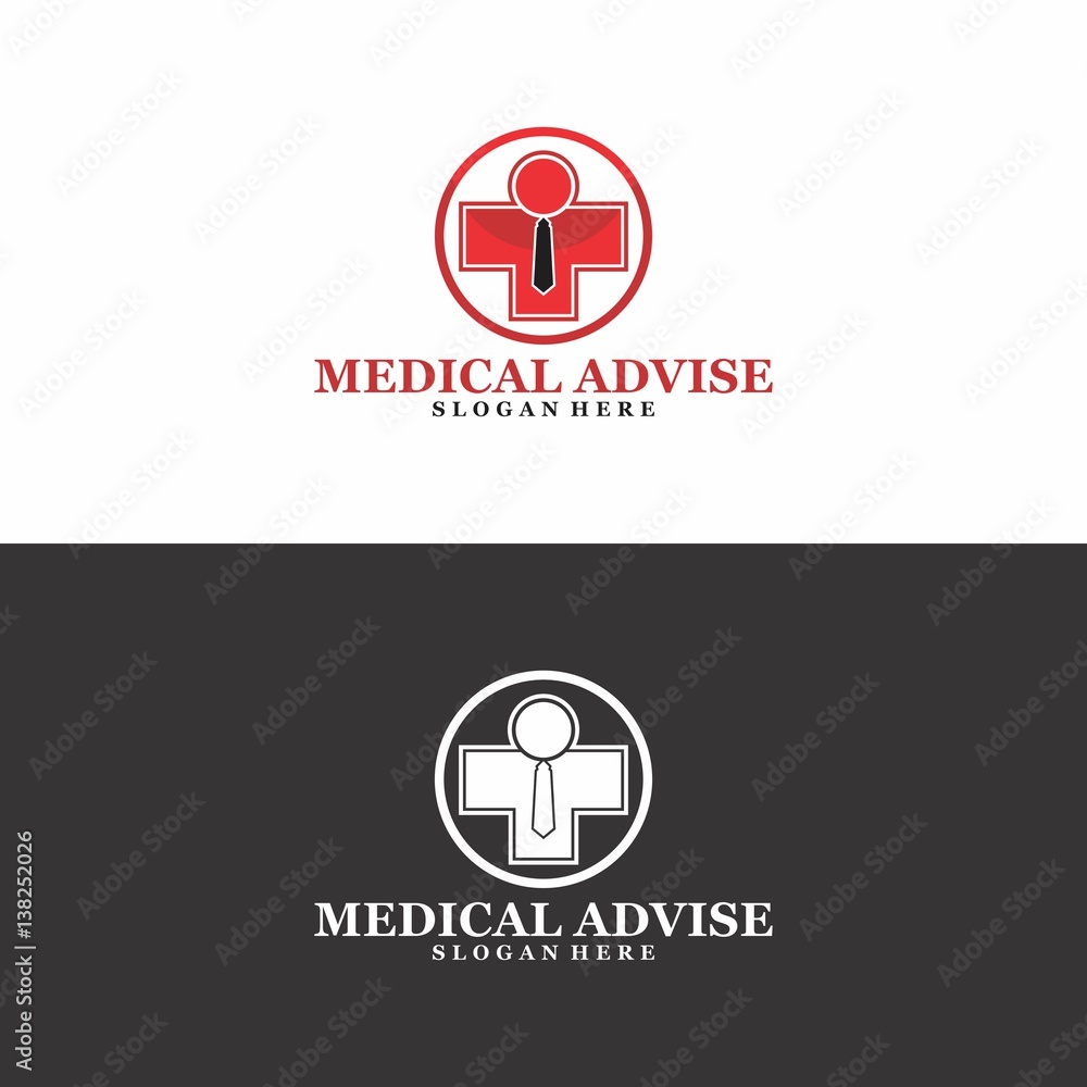 medical advice logo in vector Stock Vector | Adobe Stock