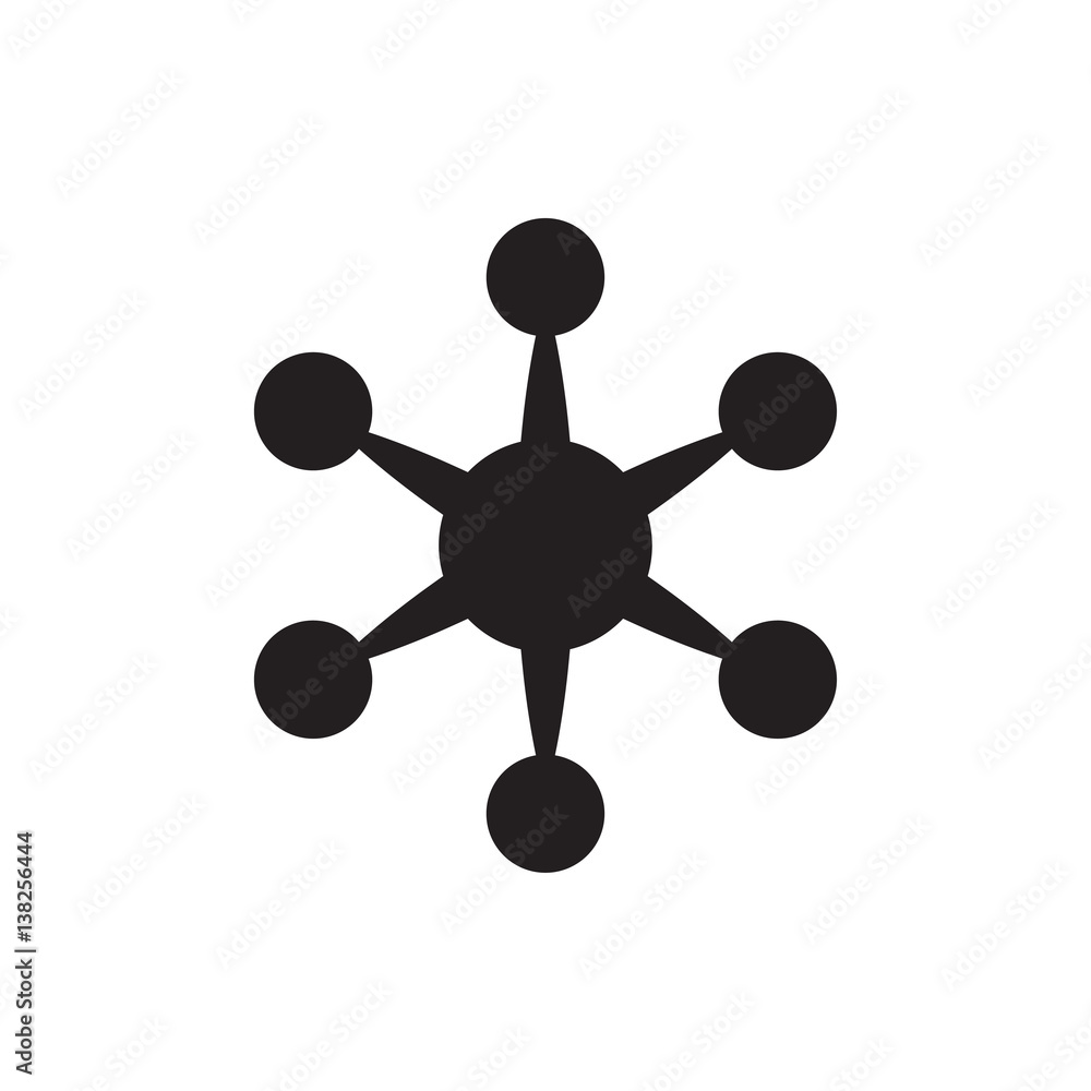 virus icon illustration vector de Stock | Adobe Stock